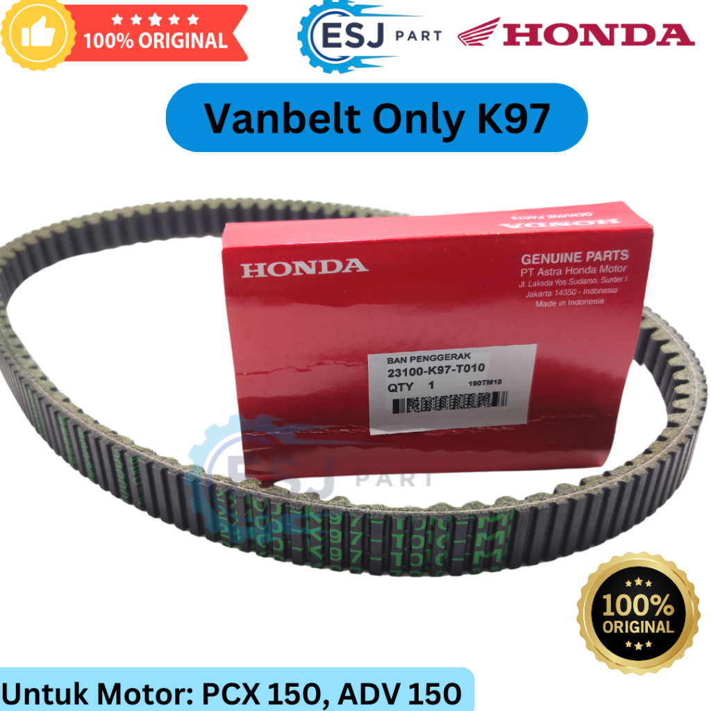 Jual PANBEL ONLY KODE-K97 ASLI V-BEL ORIGINAL MOTOR HONDA ADV/PCX 150 ...