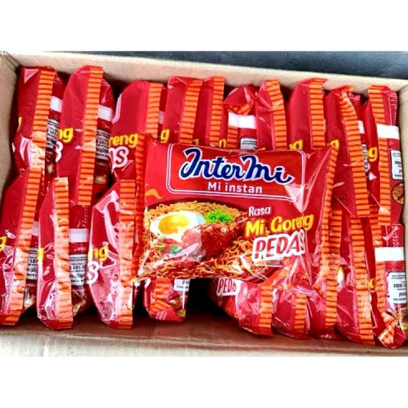 Jual INTERMIE Goreng Pedas 1 Dus isi 40 bungkus | Shopee Indonesia