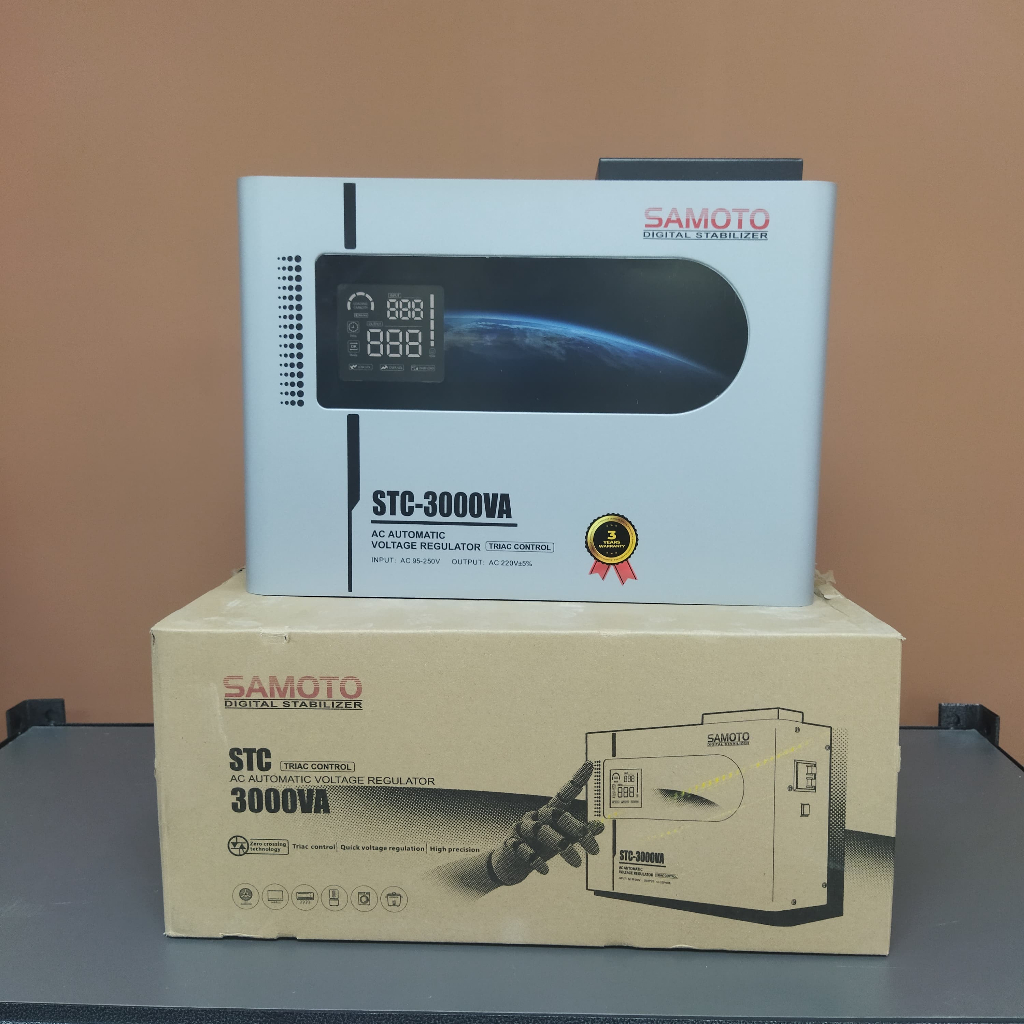 Jual INSTANT - Stabilizer Samoto STC3000VA 3000VA 2700W TRIAC Control ...