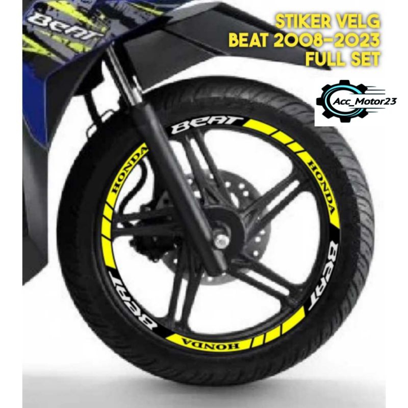 Jual Stiker Cutting Velg Honda Beat Old New Beat Street Beat Deluxe ...