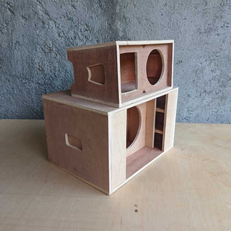 Jual Bok paraflek 1 paket + box line array 4 inch box miniatur sound ...