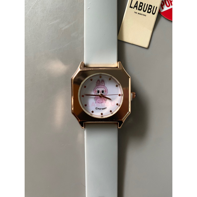 Jual Jam Tangan Labubu Pop Mart The Monster Light Grey | Shopee Indonesia