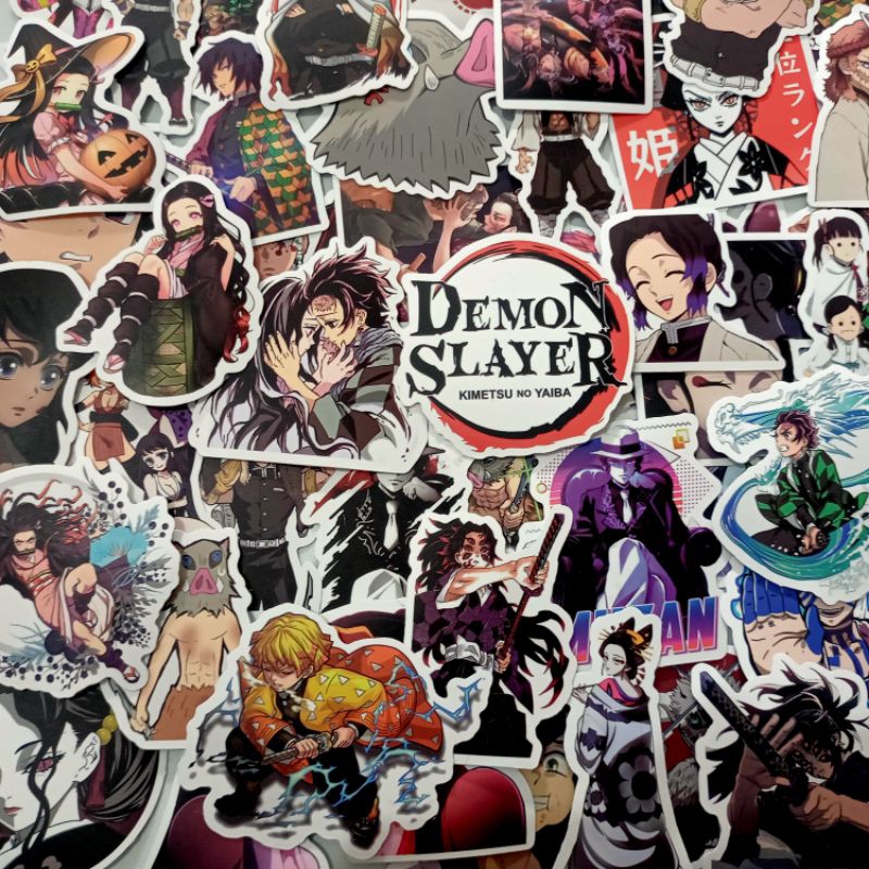 Jual 52 Stiker Anime Kimetsu No Yaiba | Shopee Indonesia