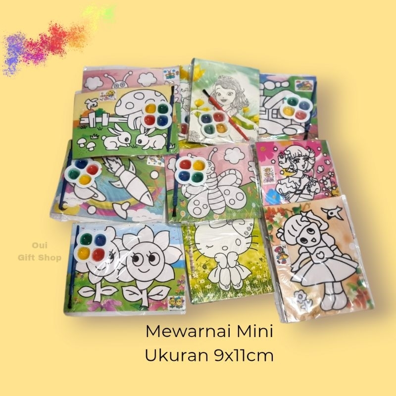 Jual Cat Air Mini / Mewarnai Mini / Mewarnai Buat Anak / Souvenir Ulang ...