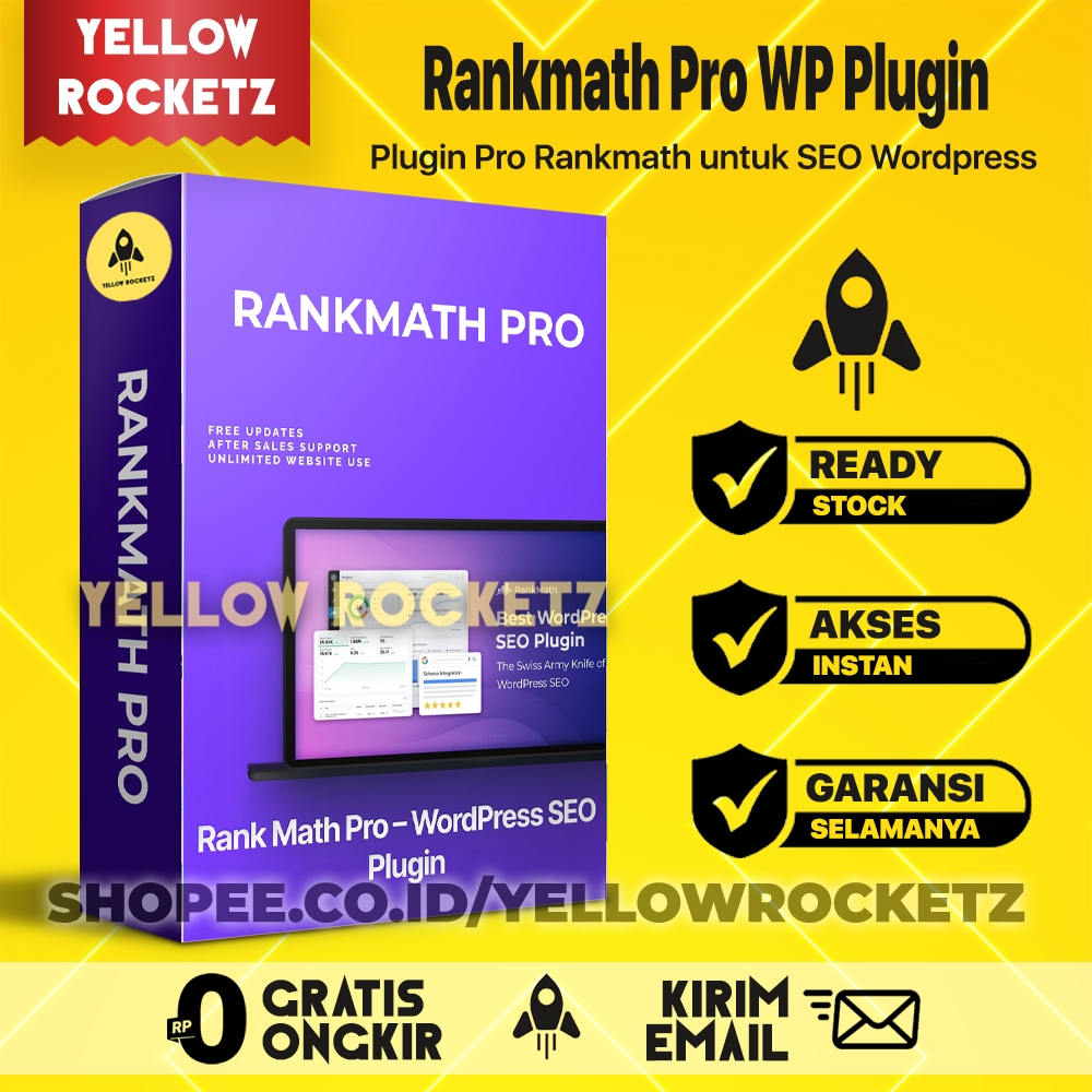 Jual RANKMATH SEO Wordpress Plugin untuk Search Engine Optimization Terbaik Lifetime WP | Shopee ...