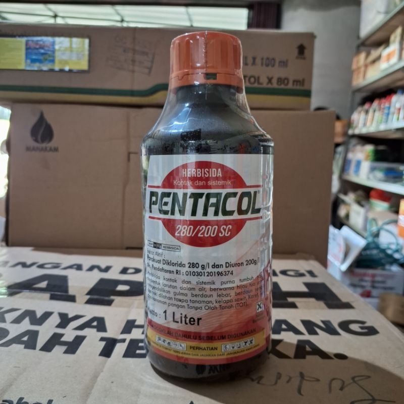 Jual Pentacol 280/200 SC 1 L - Herbisida Pembasmi Rumput Lulangan ...