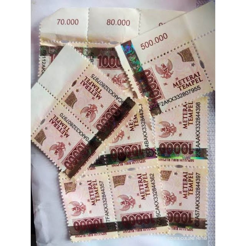 Jual Materai 10000 | Shopee Indonesia