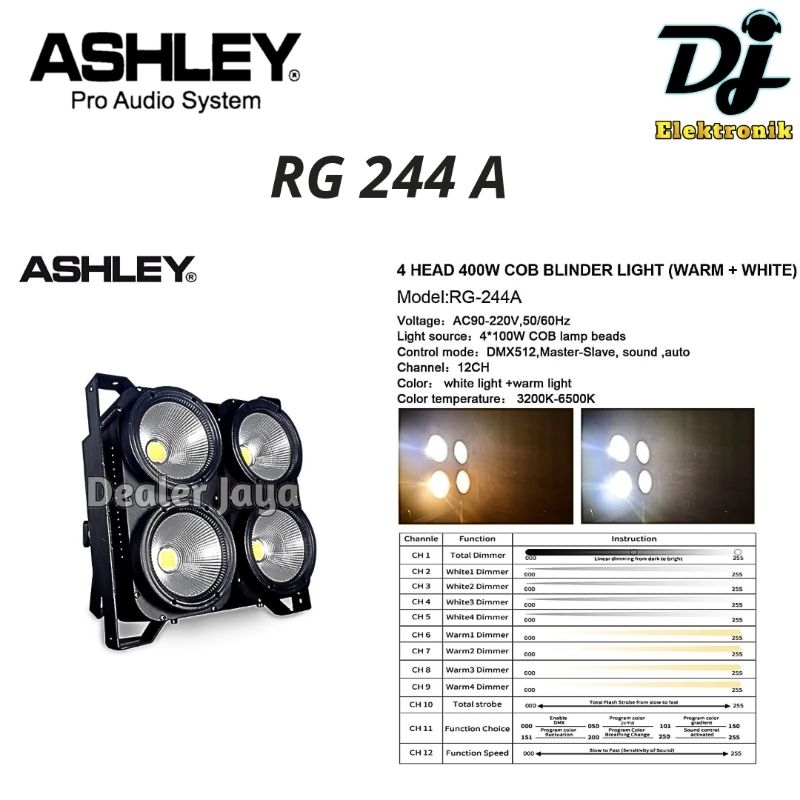 Jual Lampu Minibrute Ashley RG 244 A / RG244A - Lampu COB Panggung ...