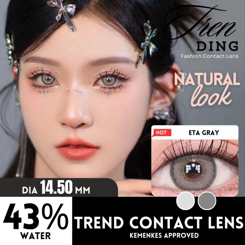 Jual {COD } 8-EYE Softlens Etain Normal Diameter 14,50 MM softlens ...