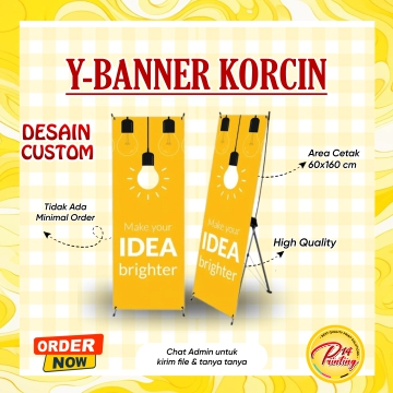 Jual Y-Banner Korcin Custom | Y banner Korcin Glosy | Y Banner Korcin ...