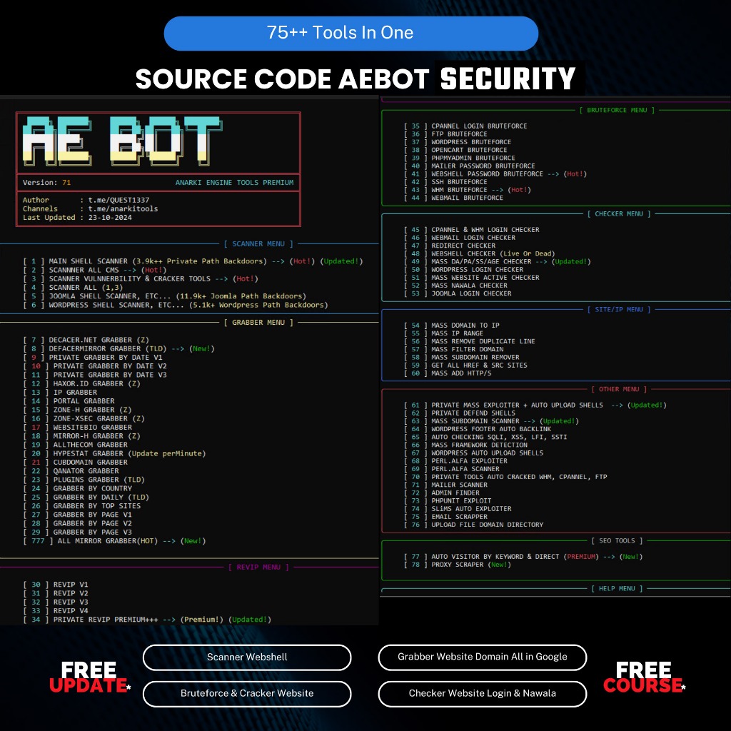 Jual Source Code Tools Security Jaringan Website | Shopee Indonesia