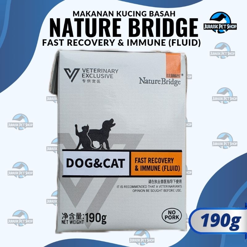 Jual Nature Bridge Recovery Fluid 190gr - Makanan Kucing & Anjing Sakit ...
