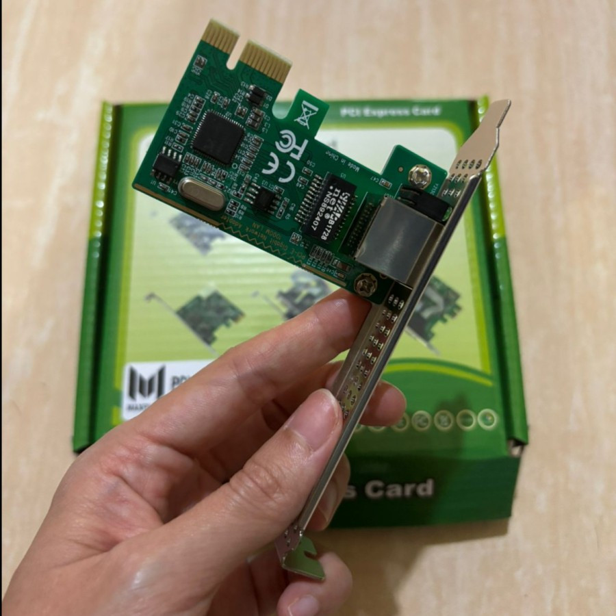 Jual PCI-E / PCI Express LAN Gigabit Ethernet Network Card Maxpure ...