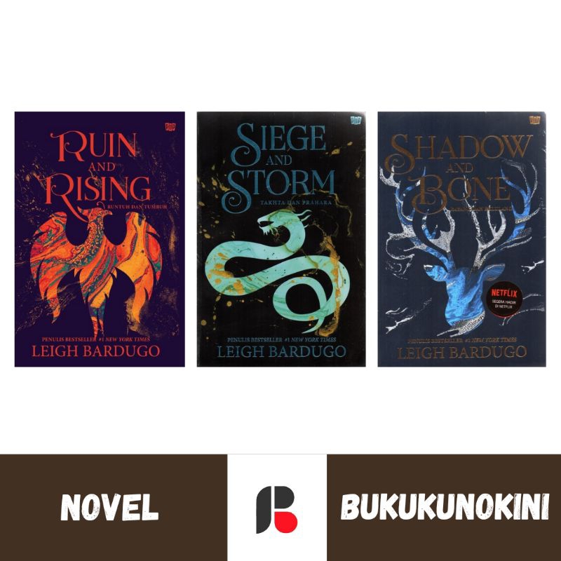 Jual (Original, Segel) Novel Shadow and Bone Series: Shadow and Bone ...