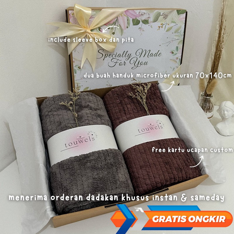 Jual Hampers Pernikahan Handuk Couple Kado Pernikahan Wedding Gift ...