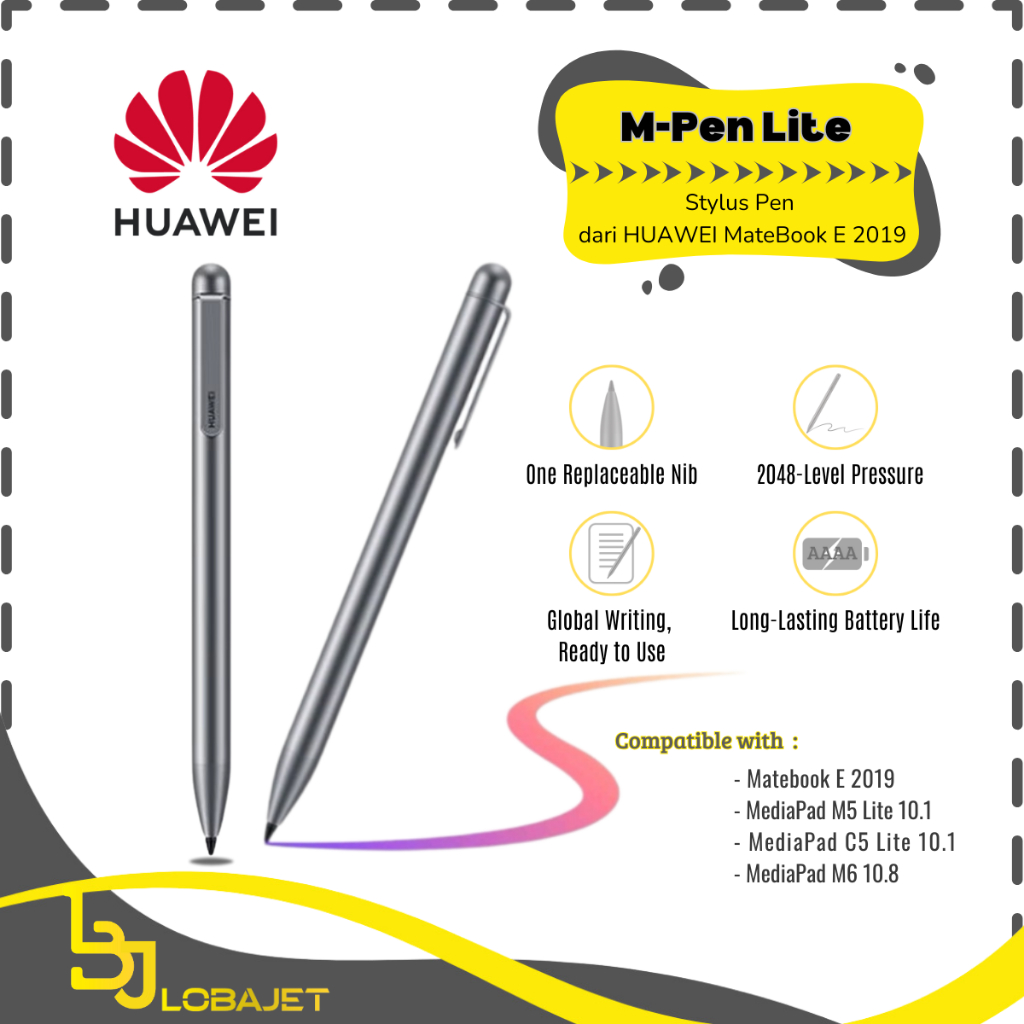 Jual HUAWEI M-Pen Lite - Stylus Pen for HUAWEI MateBook E 2019 ...