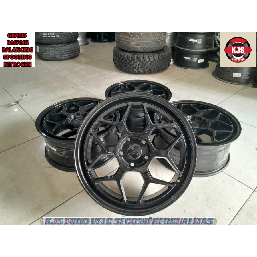 Jual VELG RACING SECOND MODEL HSR GRY RING 18 PCD 5X114,3 OFFSET 42 ...
