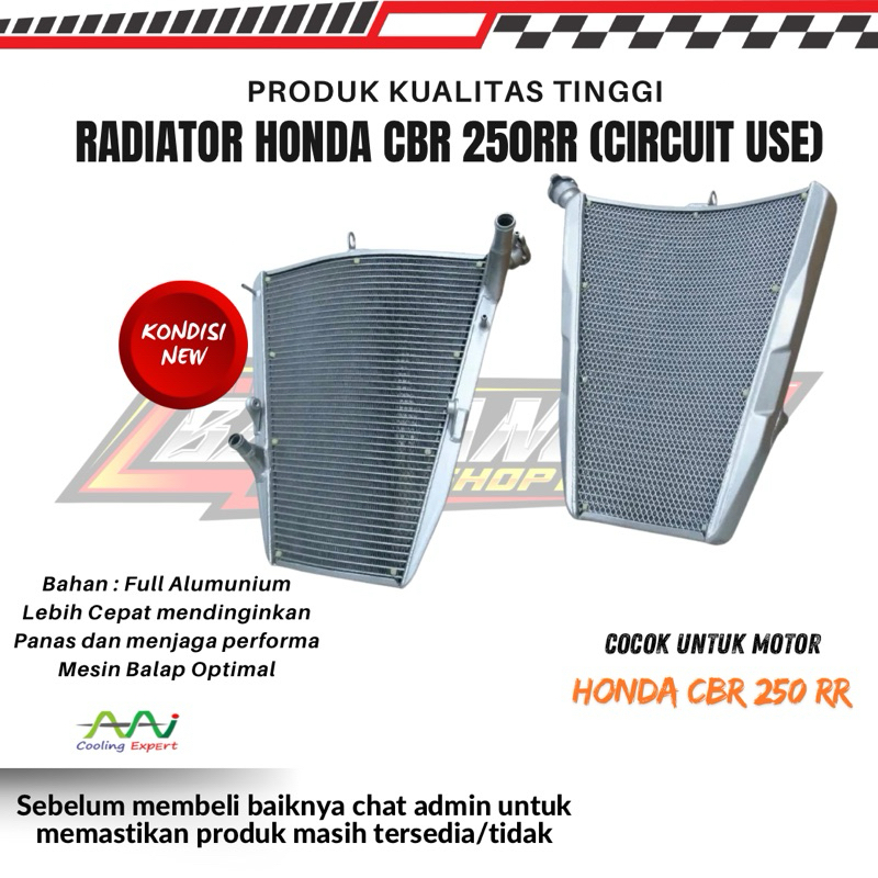 Jual Radiator Motor Racing AAI Honda CBR 250RR (Circuit Use) | Shopee ...