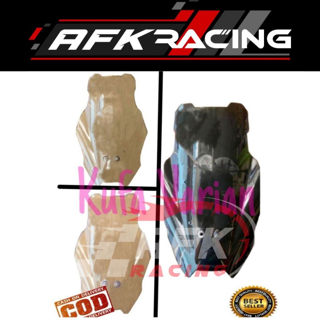 Jual windshield visor All new Yamaha NMAX 2020 tinggi berkualitas black ...