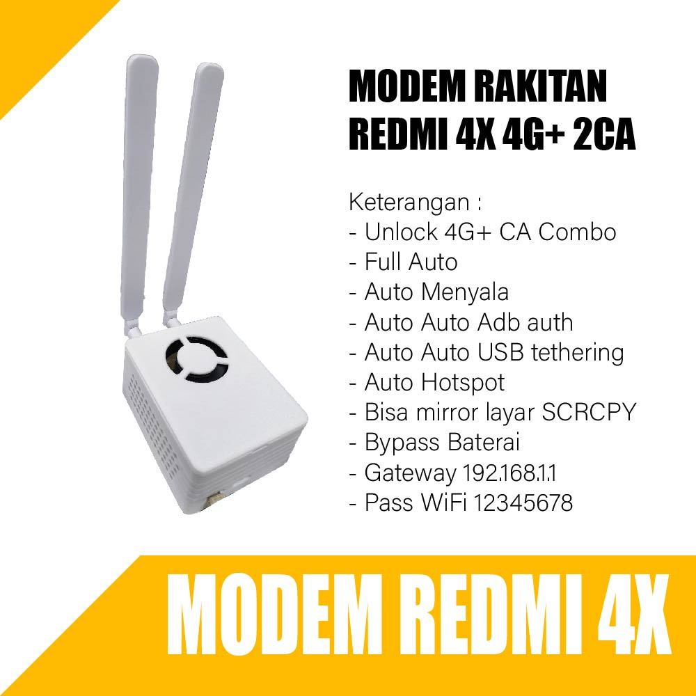 Jual [SPESIAL 4/64GB] Modem Rakitan Redmi 4x 2ca 4G+ | Shopee Indonesia