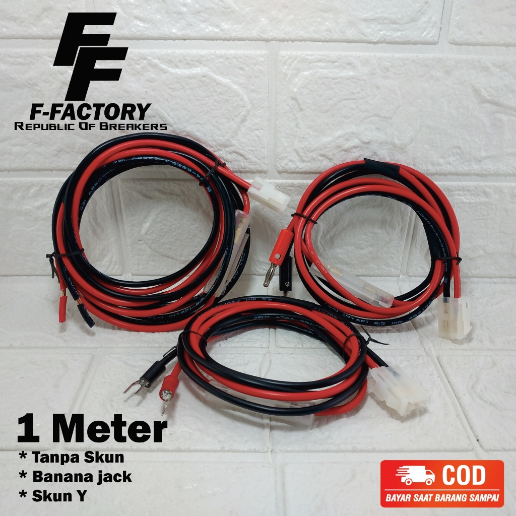 Jual Kabel DC Cord Radio Komunikasi Rig Panjang 1 Meter Untuk Icom, Alinco, Yaesu, Kenwood,Mini ...