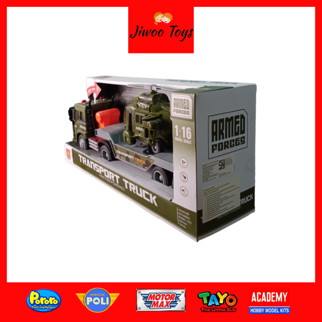 Jual Mainan Transporter Truck Mobil Pembawa Helikopter HW19112354 ...
