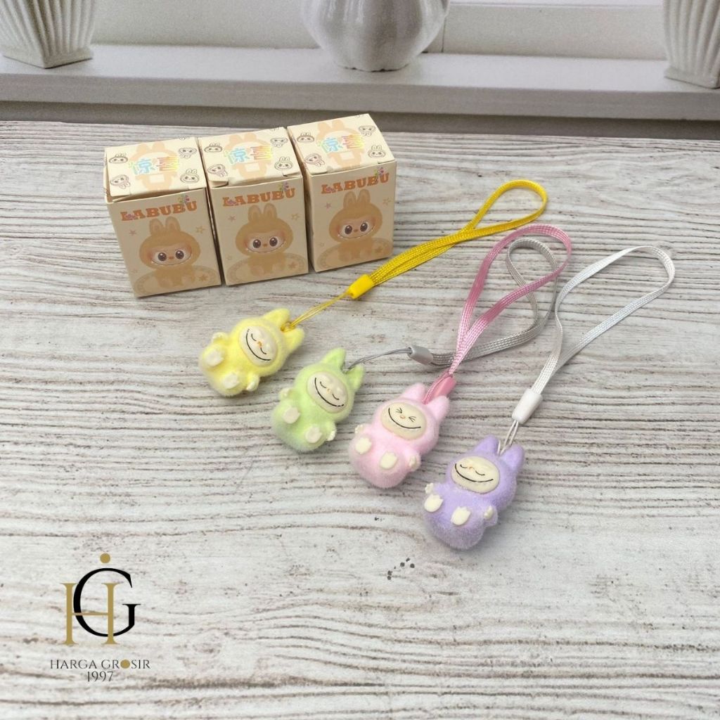 Jual Blind box Mini Strap Phone Labubu MN-1780 Blind Box Mainan Serba ...