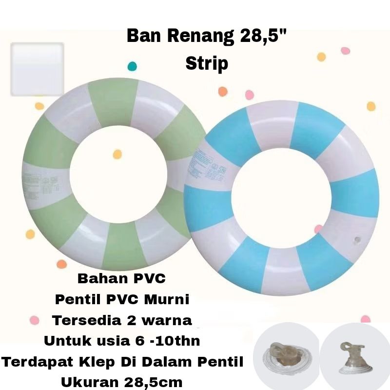 Jual Ban Renang Strip (28) 70cm | Shopee Indonesia