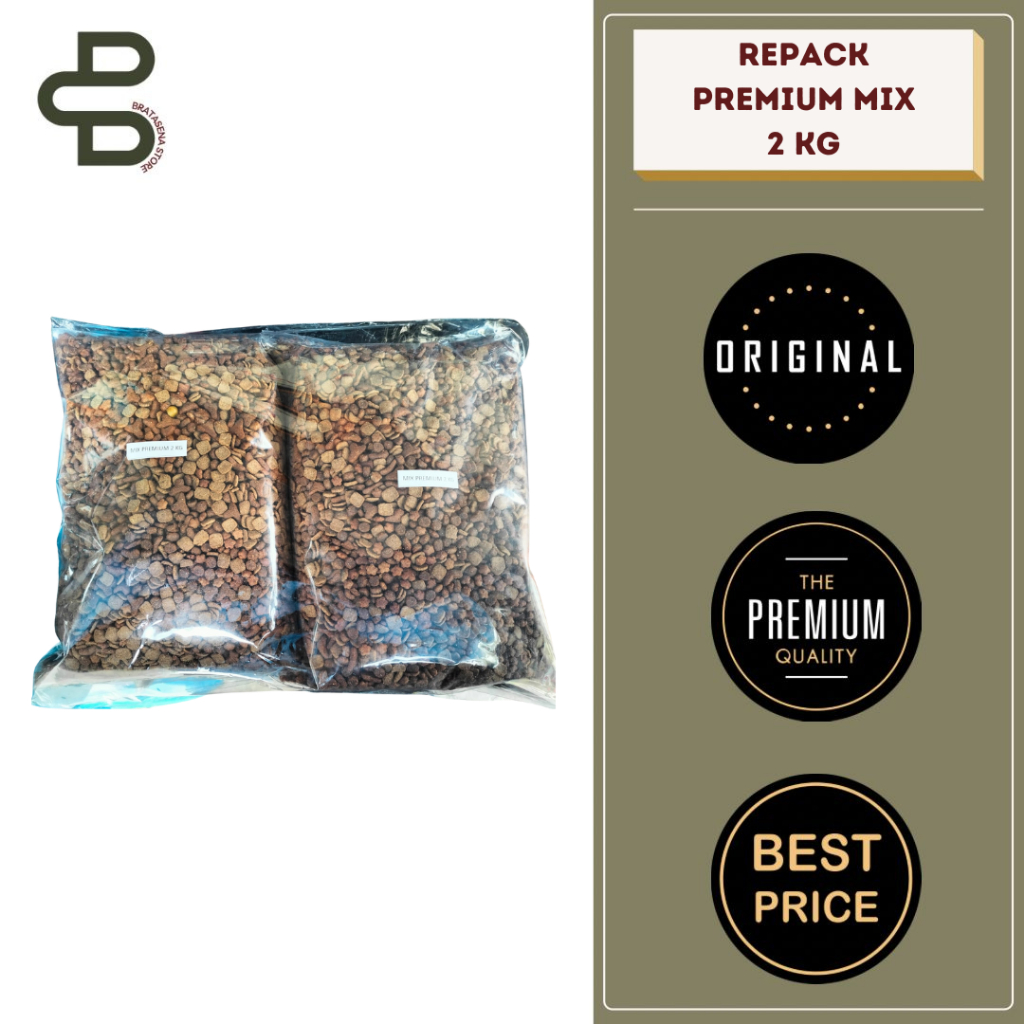 Jual MAKANAN KUCING MIX PREMIUM 2 KG | Shopee Indonesia