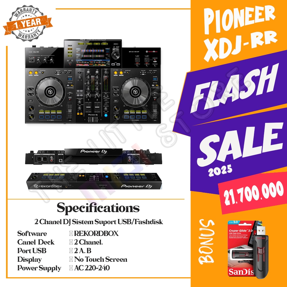 Jual Pioneer DJ XDJ-RR XDJ RR XDJRR | DJ Controller DJ System Suport USB Recordbox | Shopee ...