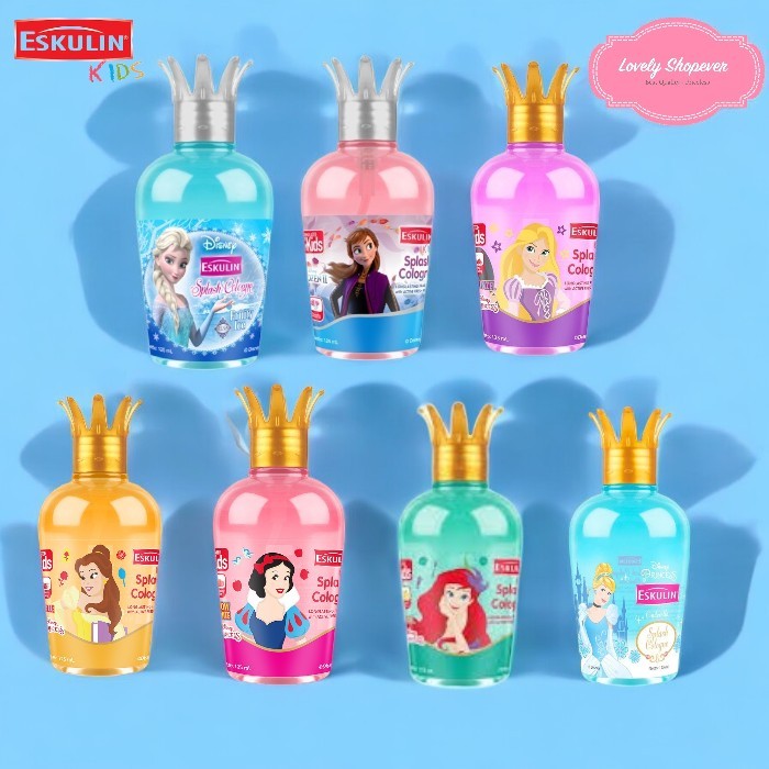 Jual Eskulin Kids Splash Cologne Princesses Disney Parfum Anak-anak ...