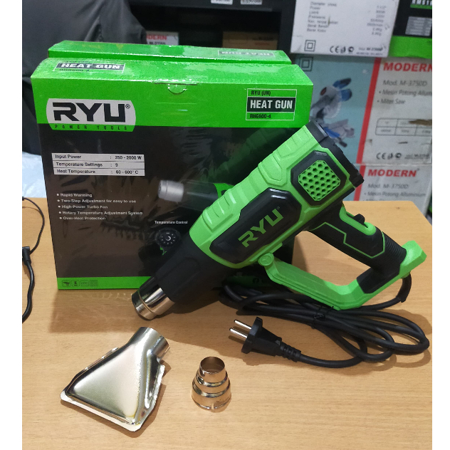 Jual RYU RHG600-4 Mesin Heat/Hot Gun 1,800watt (Pemanas Plastik/Pipa ...
