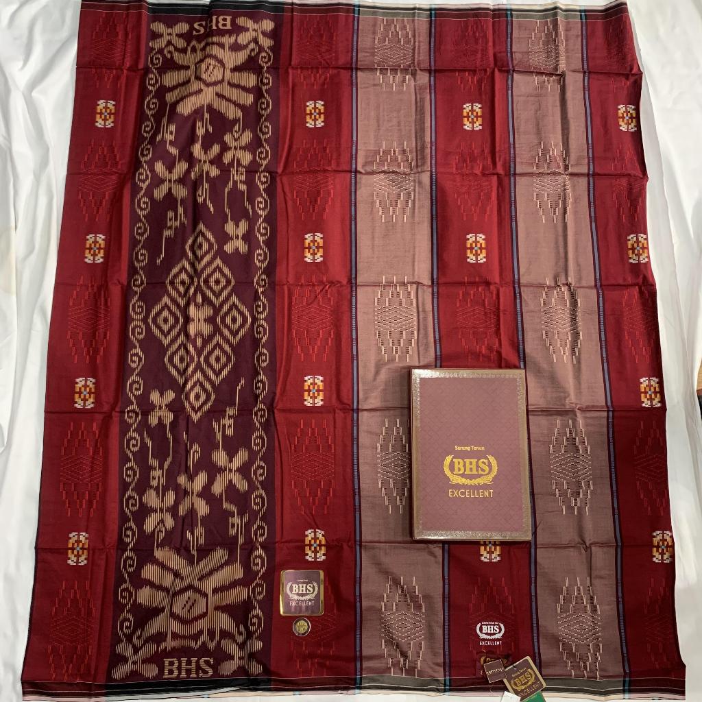 Jual SARUNG BHS EXCELLENT GOLD SONGKET E-52 STA | Shopee Indonesia