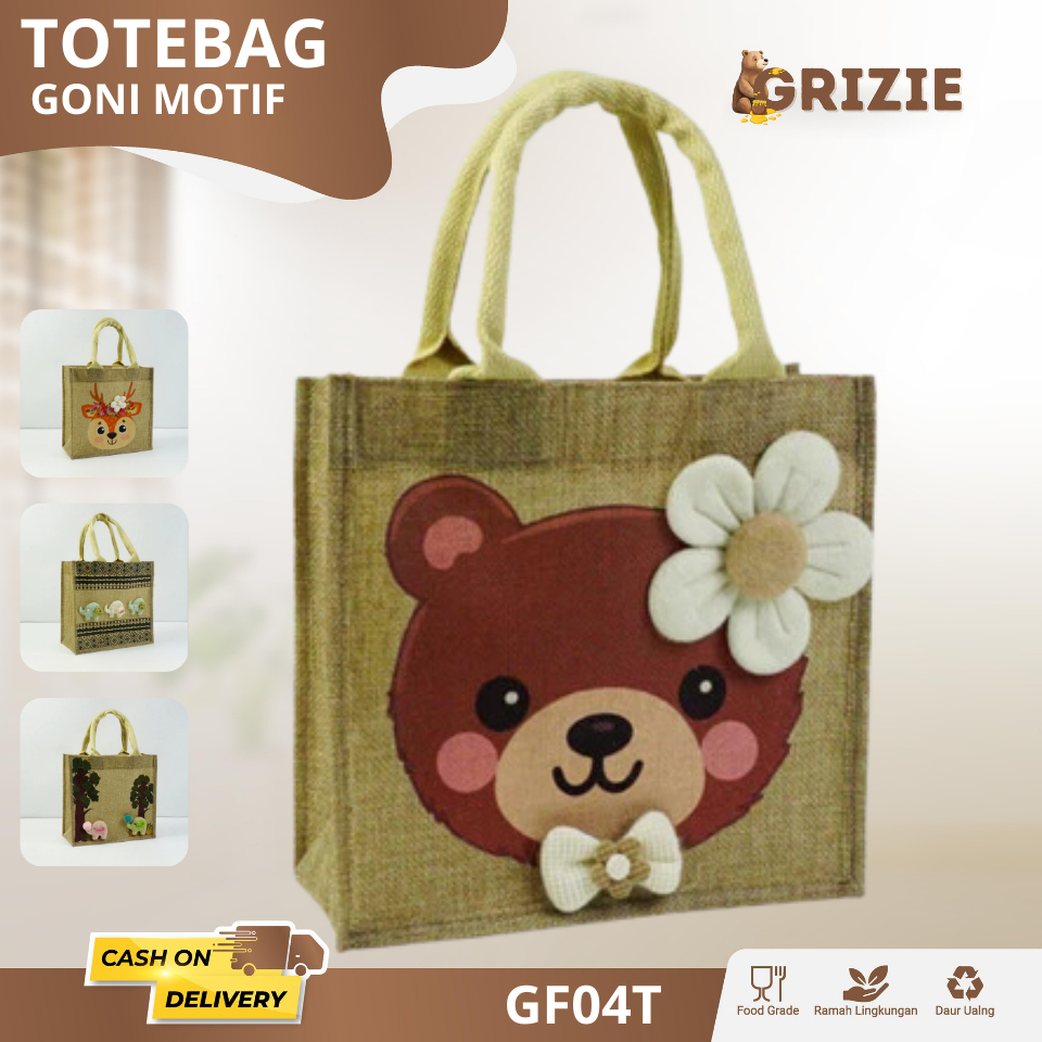 Jual Tas Goni Tote Bag Tas Karung Goni Jute Bag ote Bag Tas Karung Goni ...