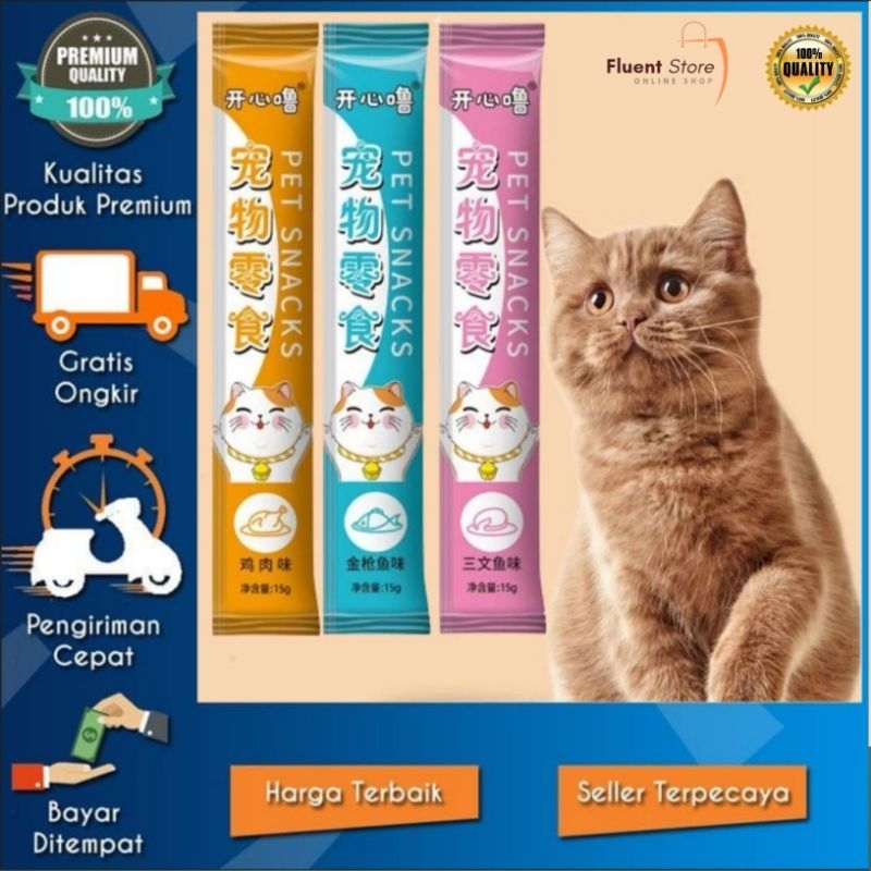 Jual Camilan Snack Kucing Yuchong Makanan Kucing Penggemuk Anabul Murah ...