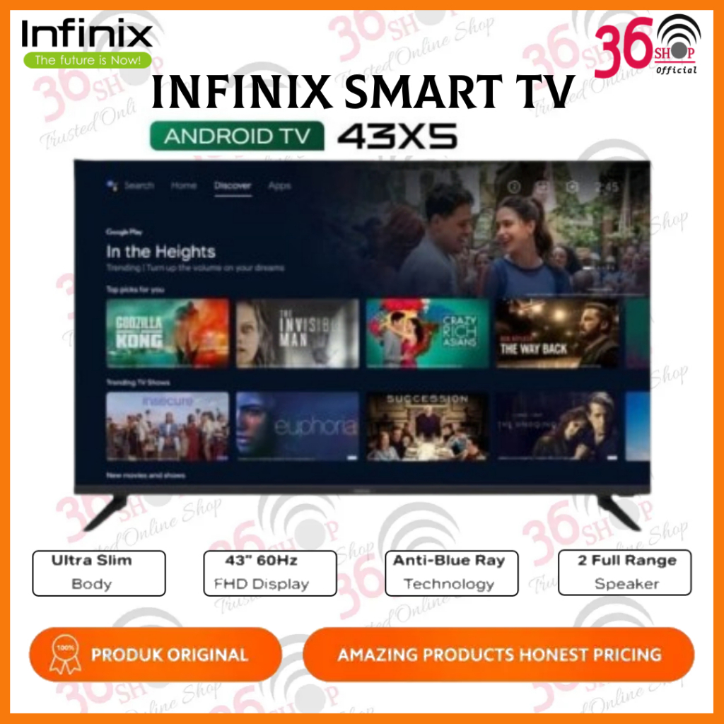 Jual Infinix Smart TV 43 & 50 inch FHD 4K TV Infinix 50 Inchi Android ...