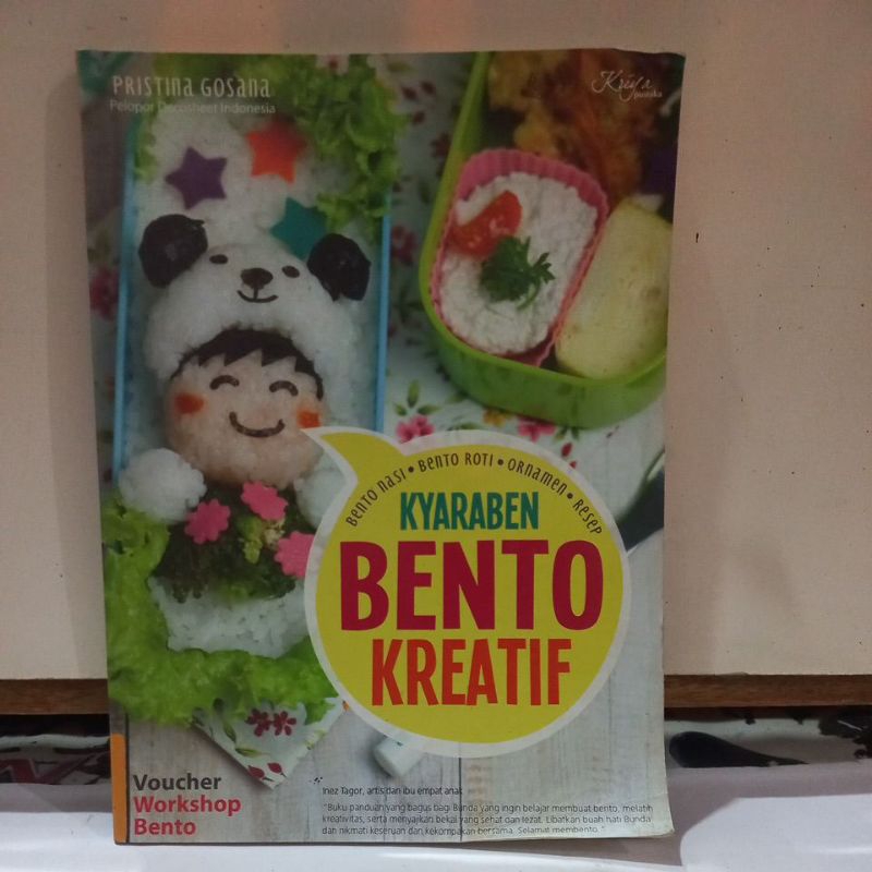 Jual Buku Resep Masakan - Kyaraben Bento Kreatif (Bento Nasi, Bento ...