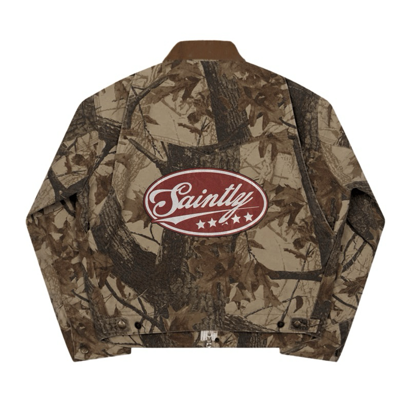 Jual Sai - Cherry Work Jackets Realtree Boxy Oak Camo Boxy Fit | Shopee ...