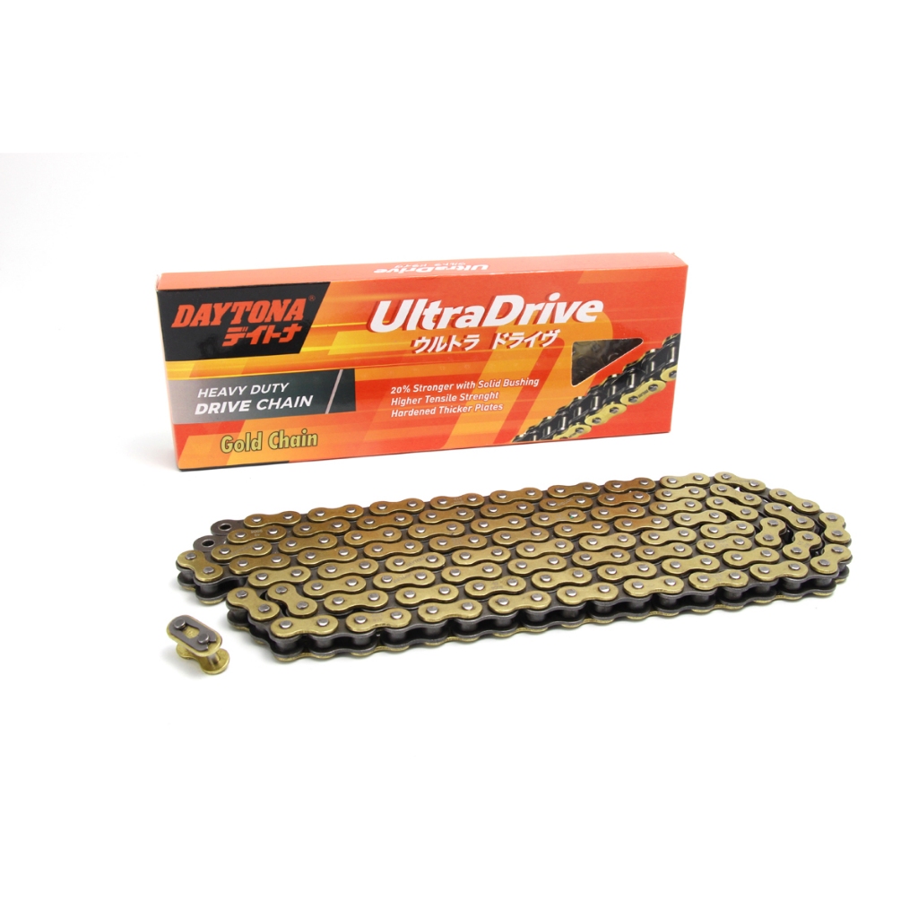 Jual Rantai Daytona Ultra Heavy Duty Chain GS428HSB-140L,Gold Plating ...