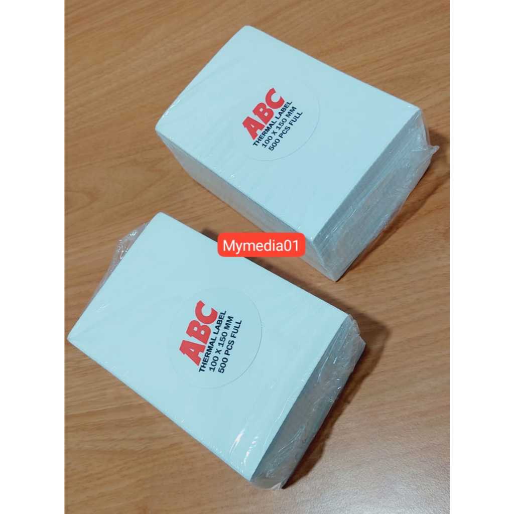 Jual LABEL THERMAL LIPAT KERTAS PRINT ONLINE ABC 100X150MM 500 LEMBAR ...