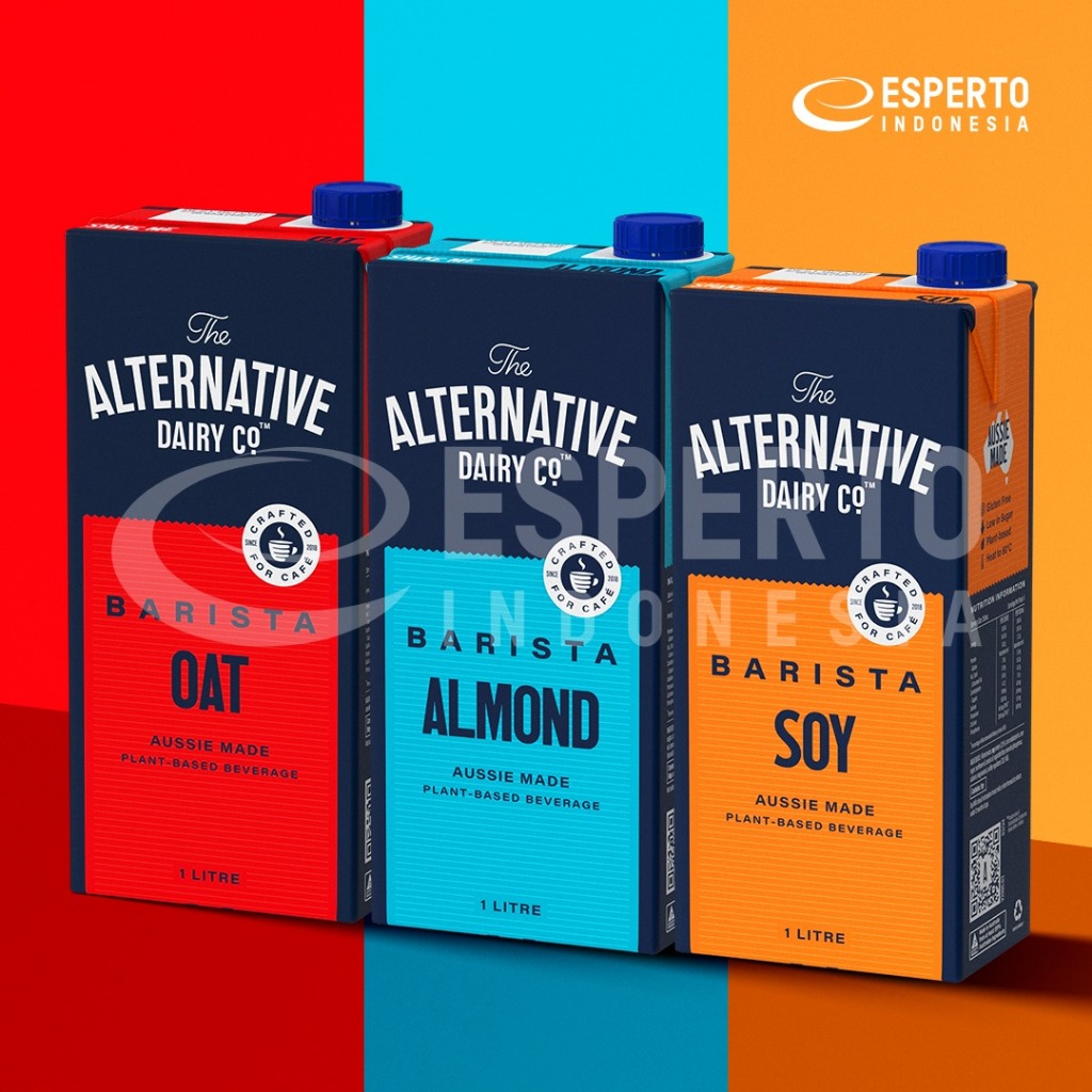 Jual THE ALTERNATIVE DAIRY CO Oat Milk, Soy Milk, Almond Milk 1 Ltr ...