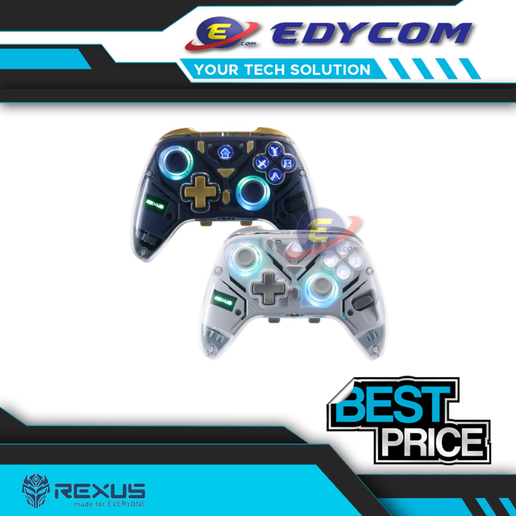 Jual Rexus Gladius GX500 Multiplatform Gamepad Wireless Bluetooth - GX ...