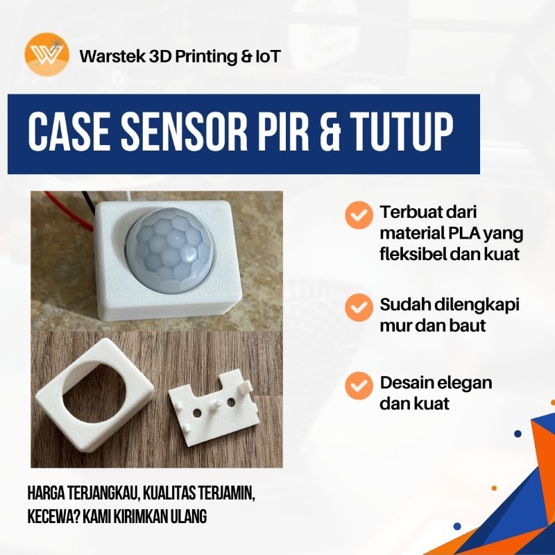 Jual Case Sensor Passive Infrared PIR dengan Tutup Enclosure Housing ...