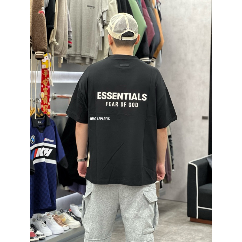 Jual Fear of God Essentials FW24 Black White Tee | Shopee Indonesia