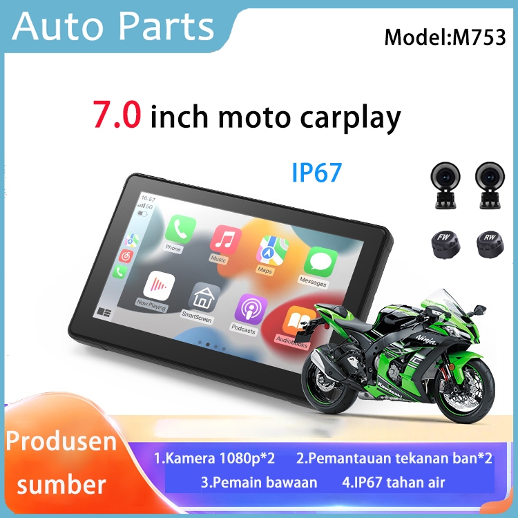 Jual Garansi & 100%ori APT Motor carplay IPS 7.0 Inci Bluetooth ganda ...