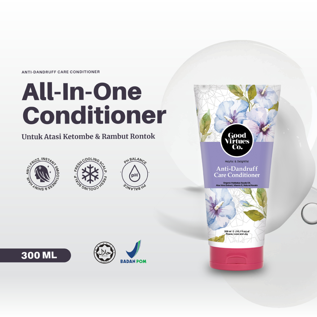 Jual Good Virtues Co. Anti-Dandruff Care Conditioner |300ml Kondisioner ...