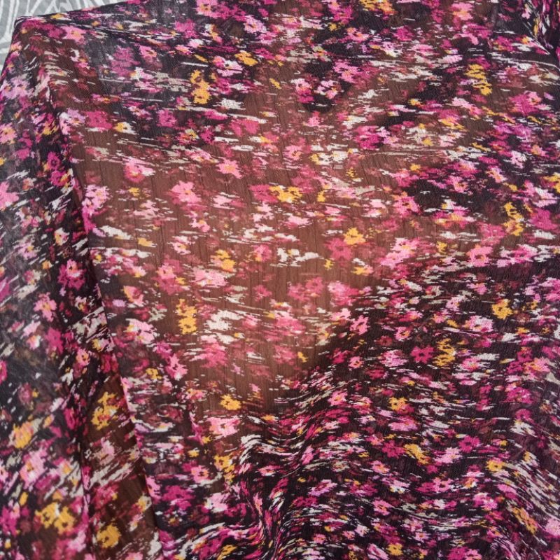 Jual kain sifon motif - kain sifon yoryu motif - kain chiffon motif ...