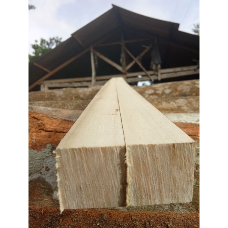 Jual LIST KASO KAYU UKURAN 6X6CM SOLID SERUT HALUS KASO KAYU BALOK ...