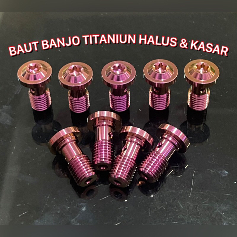 Jual BAUT BANJO TITANIUM BAUT NEPEL KALIPER BAUT BANJO KALIPER MASTER REM PTITANIUM DRAT KASAR ...