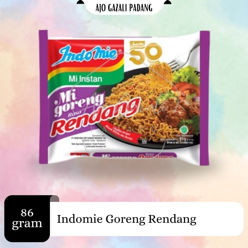 Jual Indomie Goreng Instan - Rasa Rendang - 86gr | Shopee Indonesia